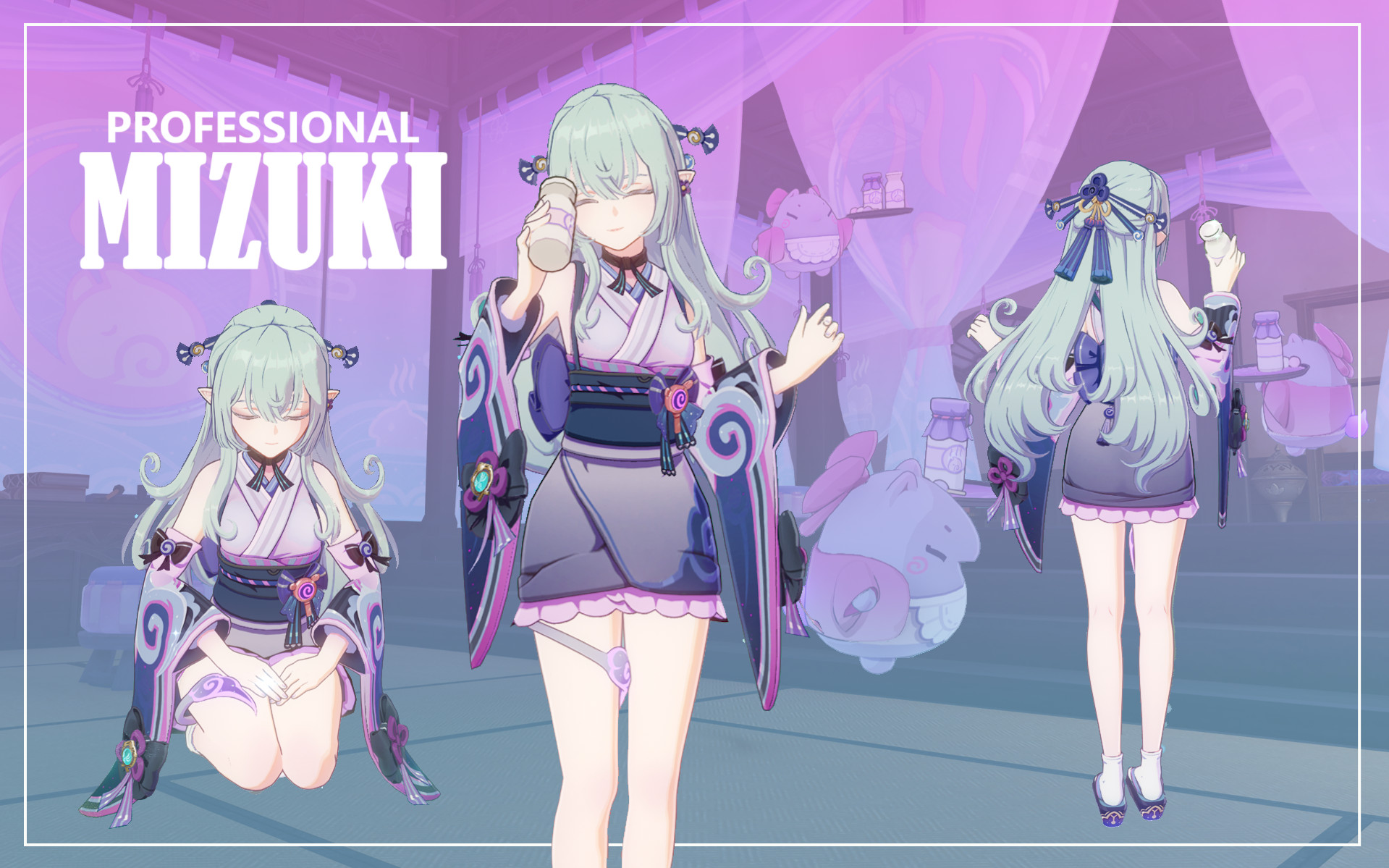 Dark Dreams Mizuki Mod for Genshin Impact | GI Mods