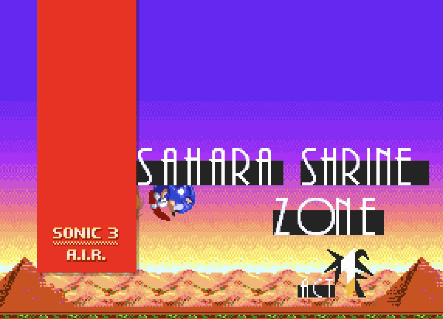 Sonic CD styled Zone Names (Alliterated Names) Mod for Sonic 3 A.I.R ...