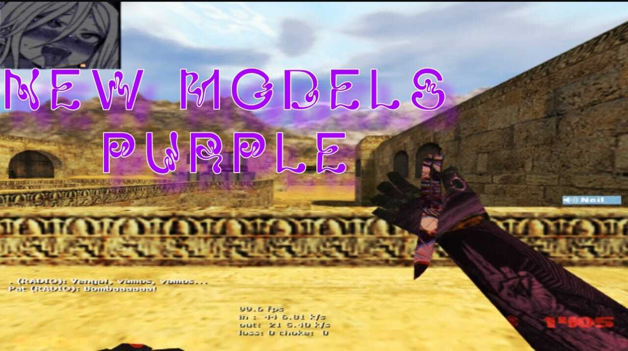 New models purple para cs 1.6 PC/android Mod for Counter-Strike 1.6 ...