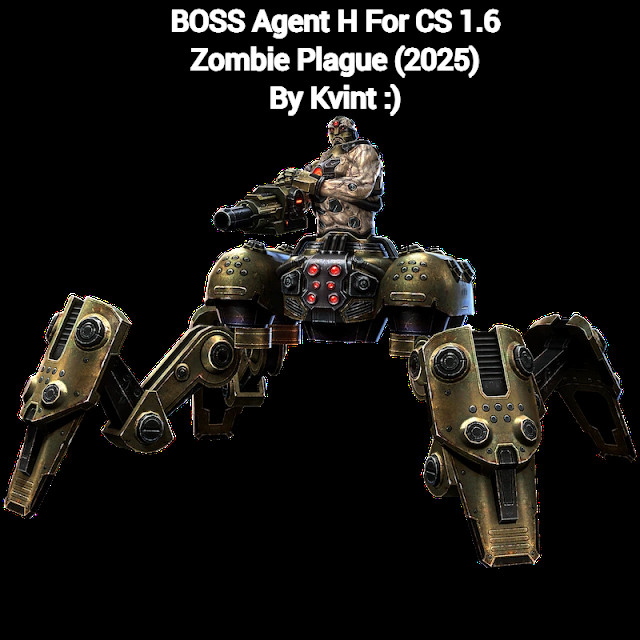 AMXX PLUGIN [ZP] Event Boss Agent H By Kvint Mod for Counter-Strike 1.6 | CS1.6 Mods
