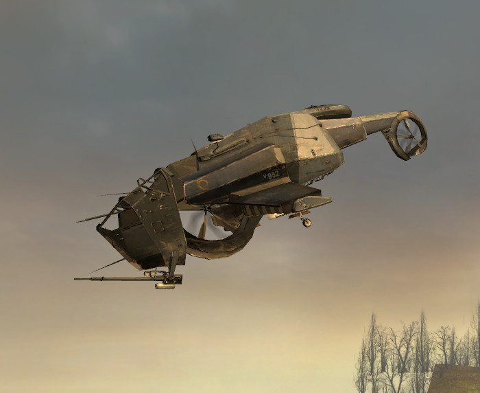 Concept Hunter-Chopper Recreation Mod for Half-Life 2 | HL2 Mods