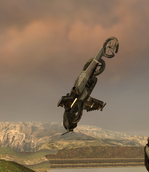 Concept Hunter-Chopper Recreation Mod for Half-Life 2 | HL2 Mods