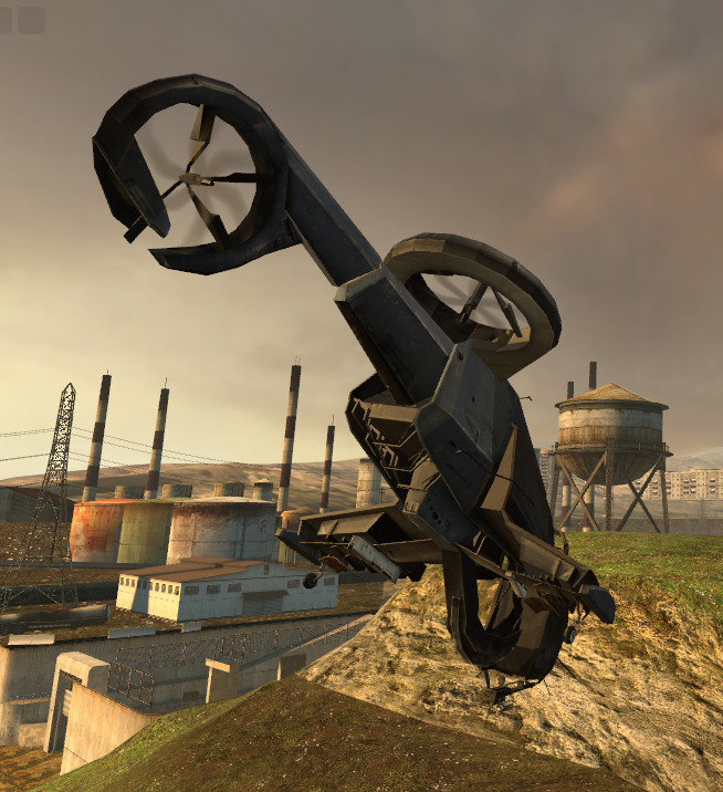 Concept Hunter-Chopper Recreation Mod for Half-Life 2 | HL2 Mods
