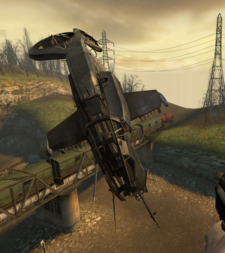 Concept Hunter-Chopper Recreation Mod for Half-Life 2 | HL2 Mods