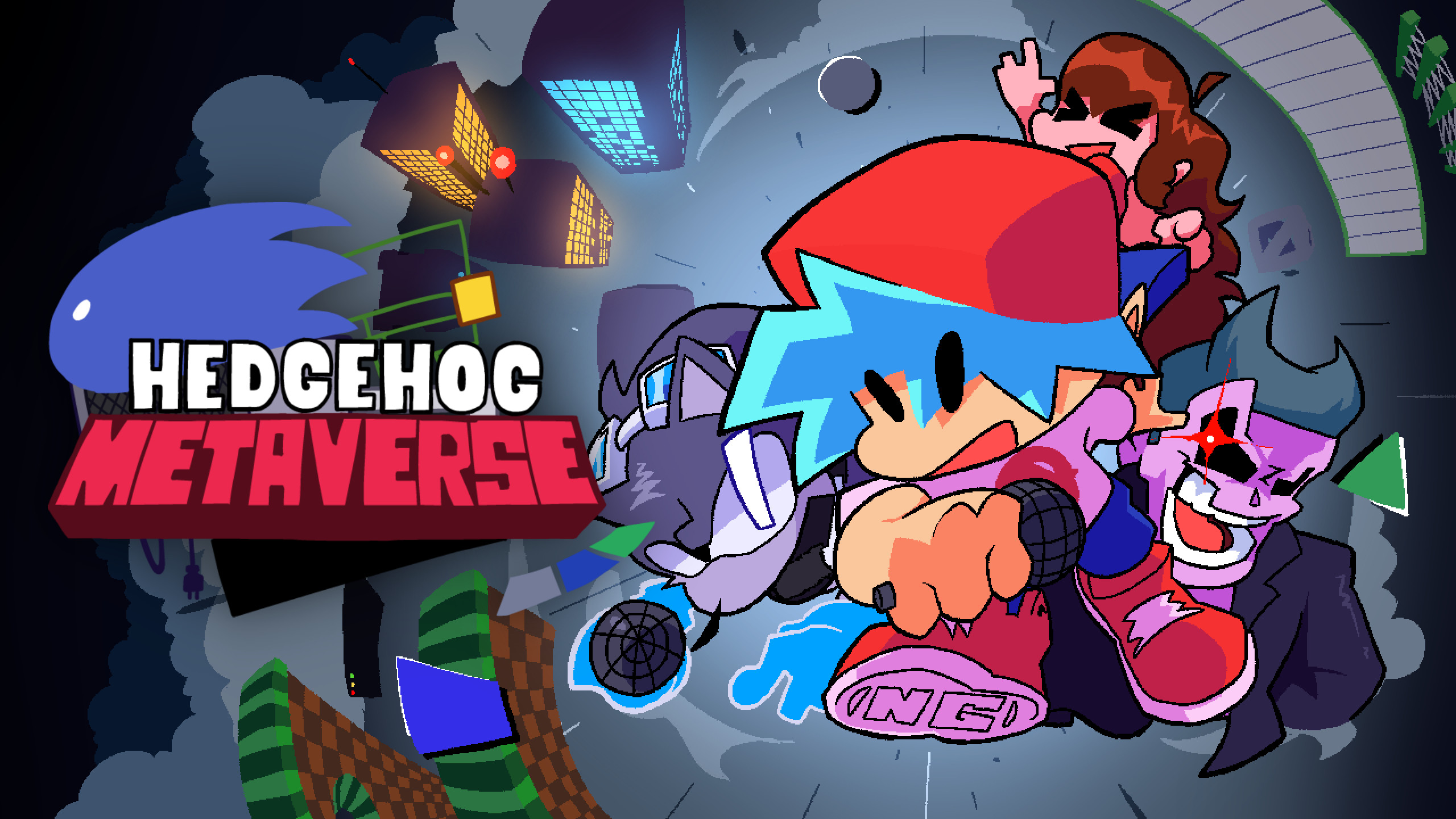 Friday Night Funkin': Hedgehog Metaverse Mod for Friday Night Funkin ...