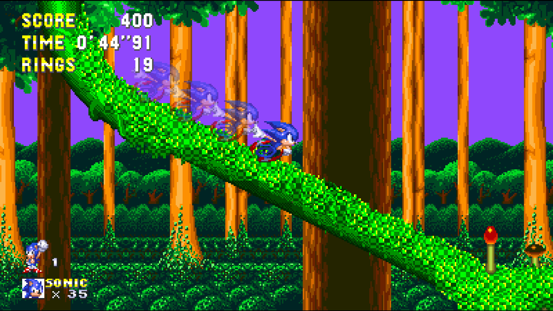 Sonic Hoshi Peelout S3 Styled Mod For Sonic 3 A I R S3air Mods