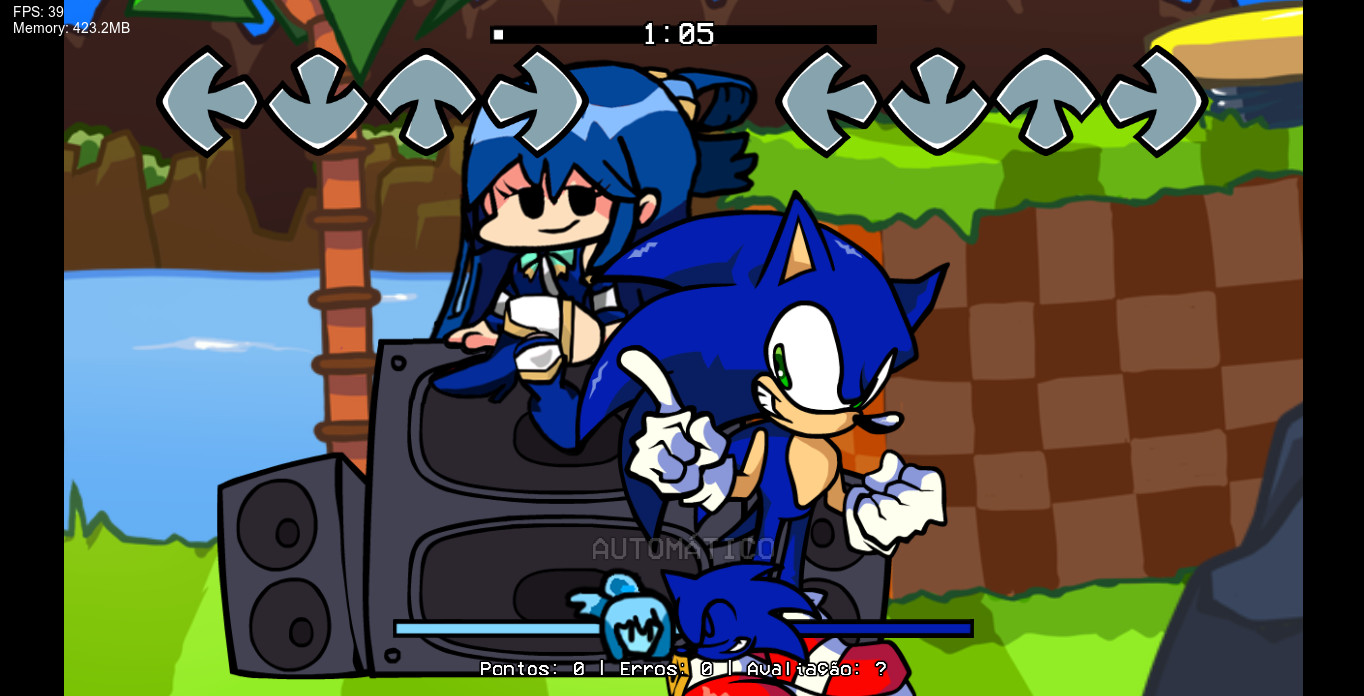 Playable Sonic (Sonic Legacy) Mod for Friday Night Funkin' | FNF Mods