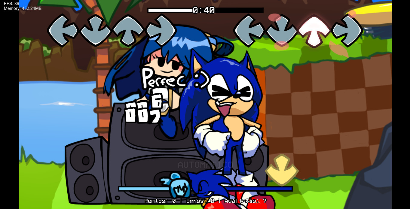 Playable Sonic (Sonic Legacy) Mod for Friday Night Funkin' | FNF Mods