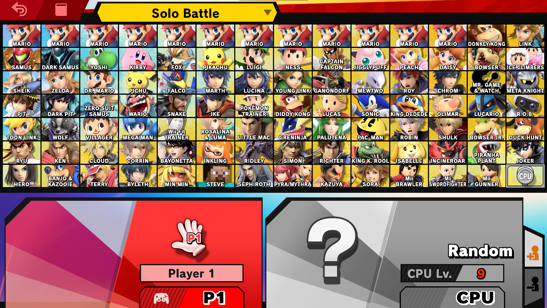 Ultimate CSS 91+ Layout Fix (170 Slots Update) Mod for Super Smash Bros. Ultimate | SSBU Mods