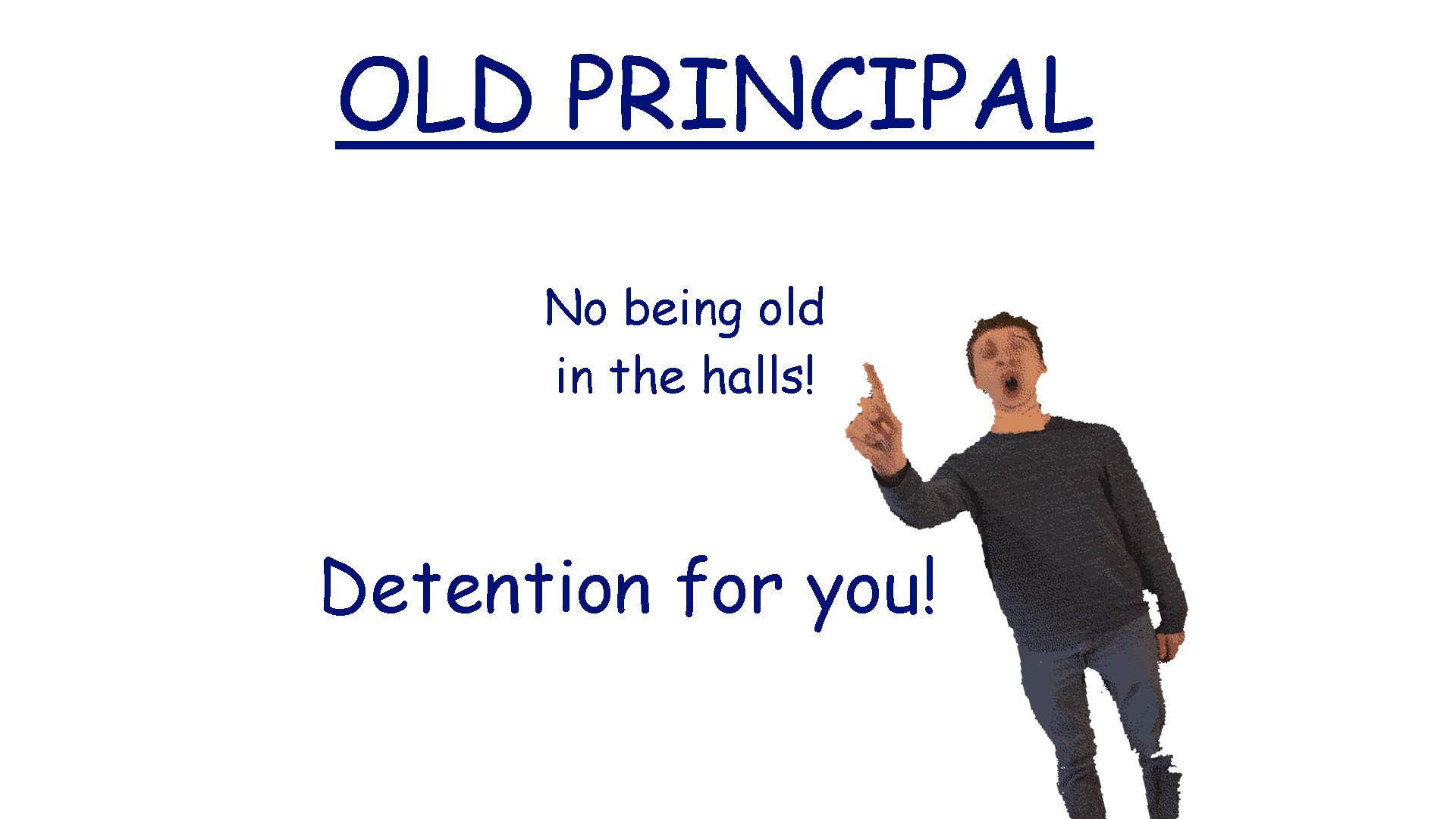 (0.11.X) Old Principal (voicelines) Mod for Baldi's Basics | Baldi Mods