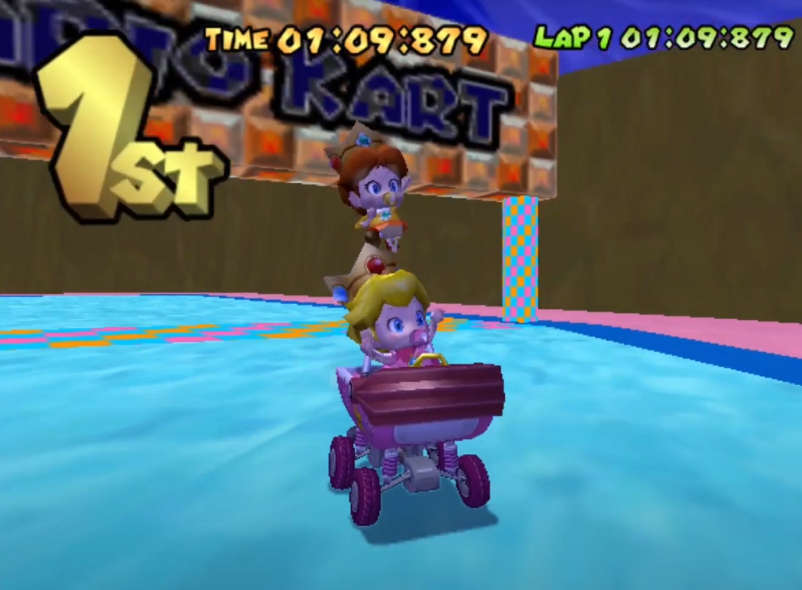 Baby Daisy and Baby Peach Mod for Mario Kart: Double Dash!! | MKDD Mods