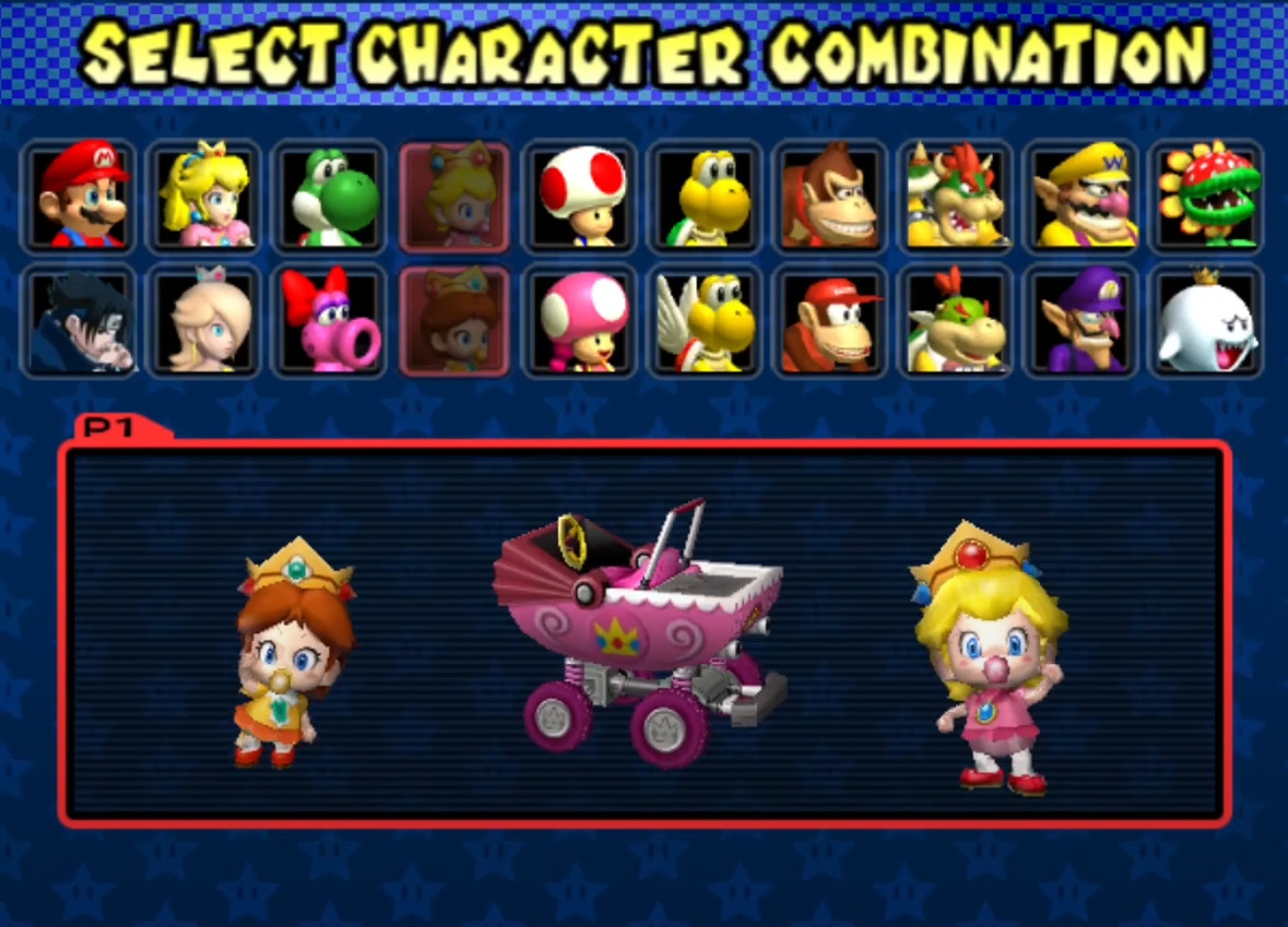 Baby Daisy and Baby Peach Mod for Mario Kart: Double Dash!! | MKDD Mods