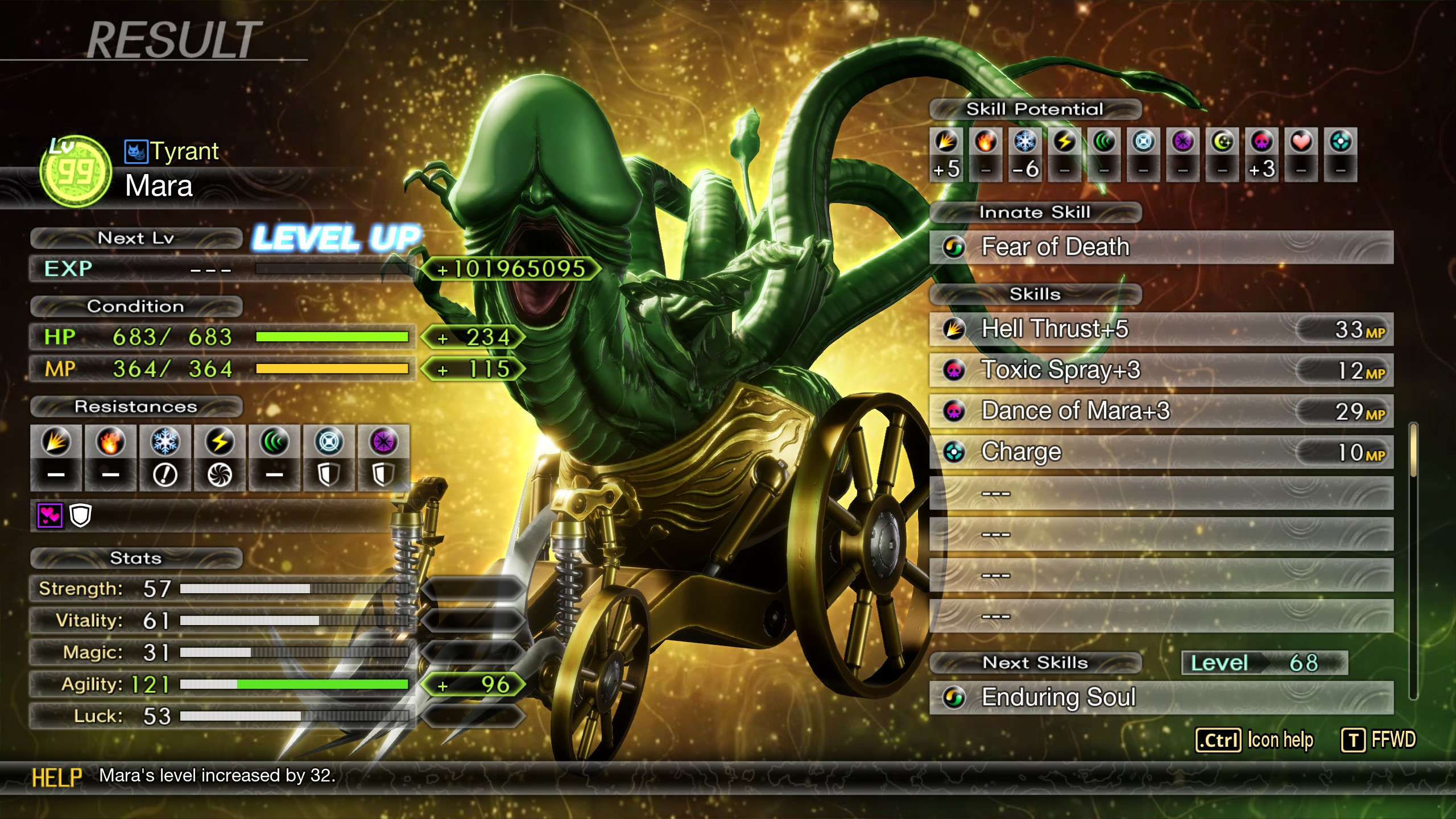 All Demons Have 100% Agility Growths Mod for Shin Megami Tensei V ...