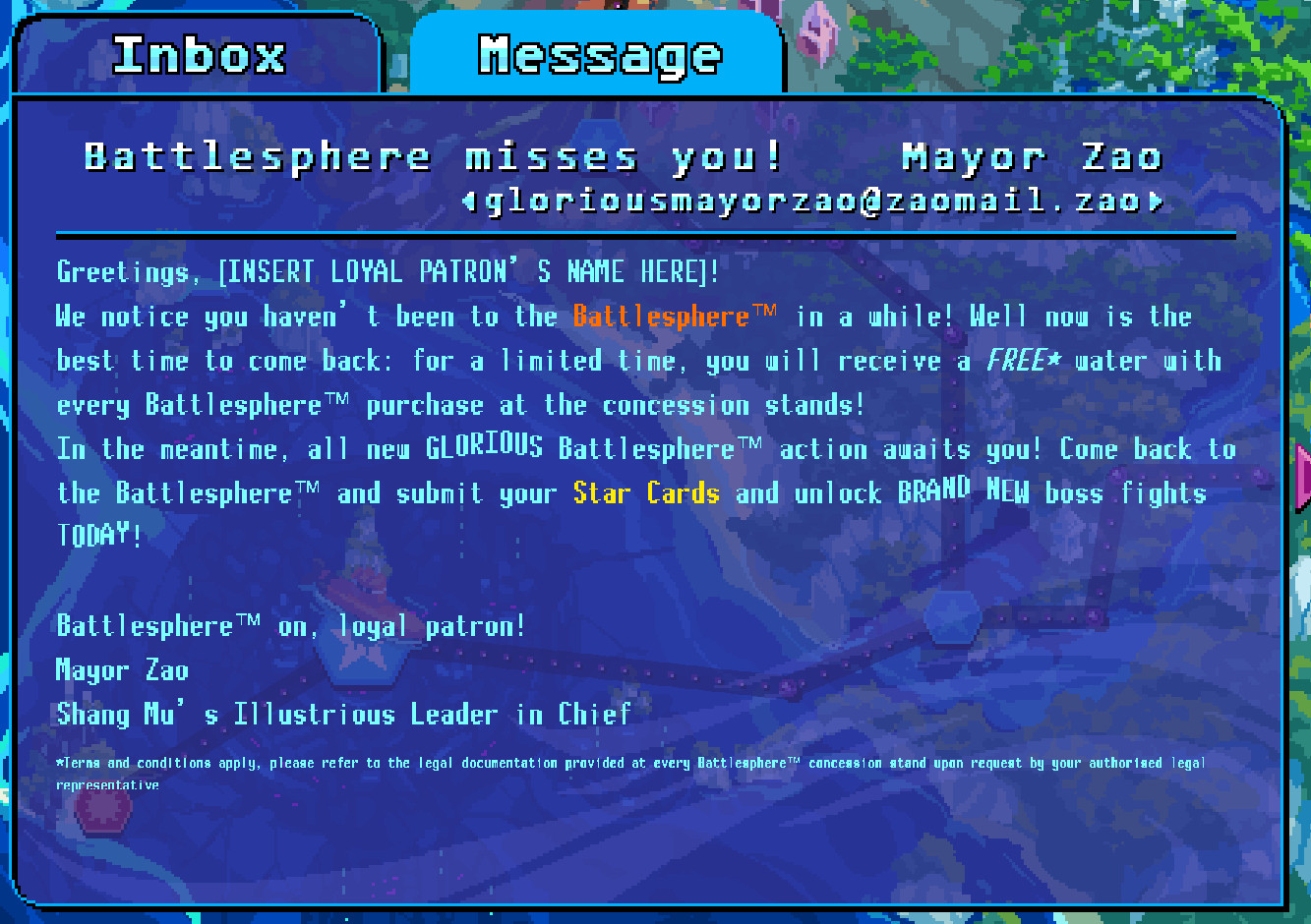 Story E-Mails Mod for Freedom Planet 2 | FP2 Mods