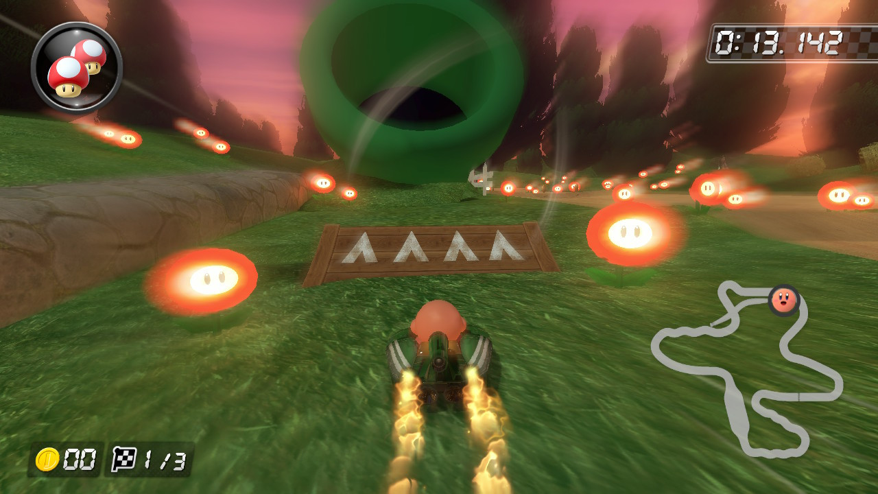 Multicolored Kirby UI Icons Mod for Mario Kart 8 Deluxe | MK8D Mods