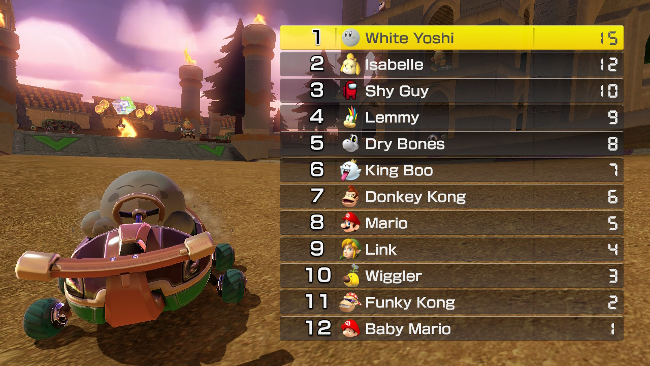 Multicolored Kirby UI Icons Mod for Mario Kart 8 Deluxe | MK8D Mods