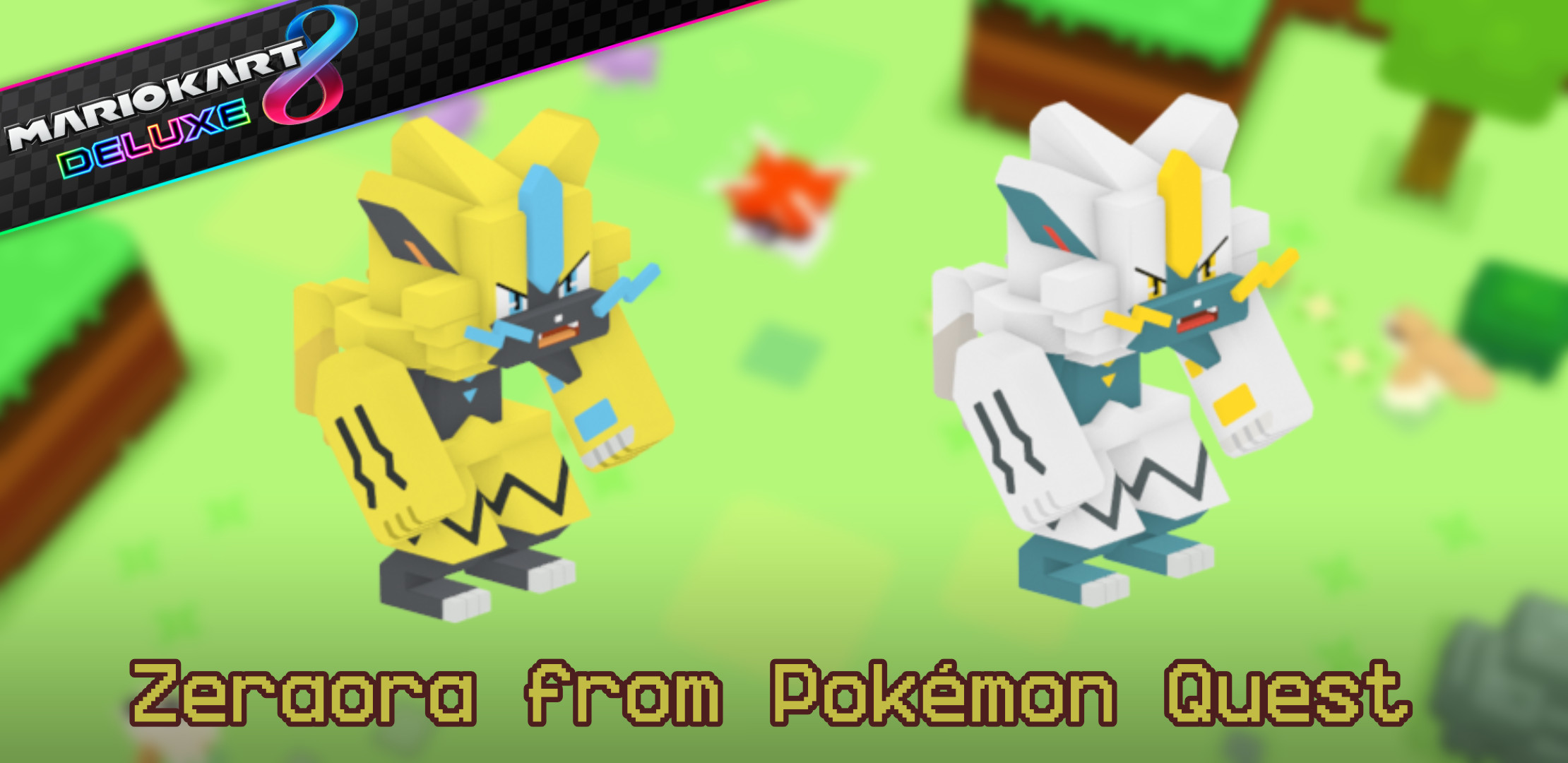 Zeraora over thunder Mod for Mario Kart 8 Deluxe | MK8D Mods