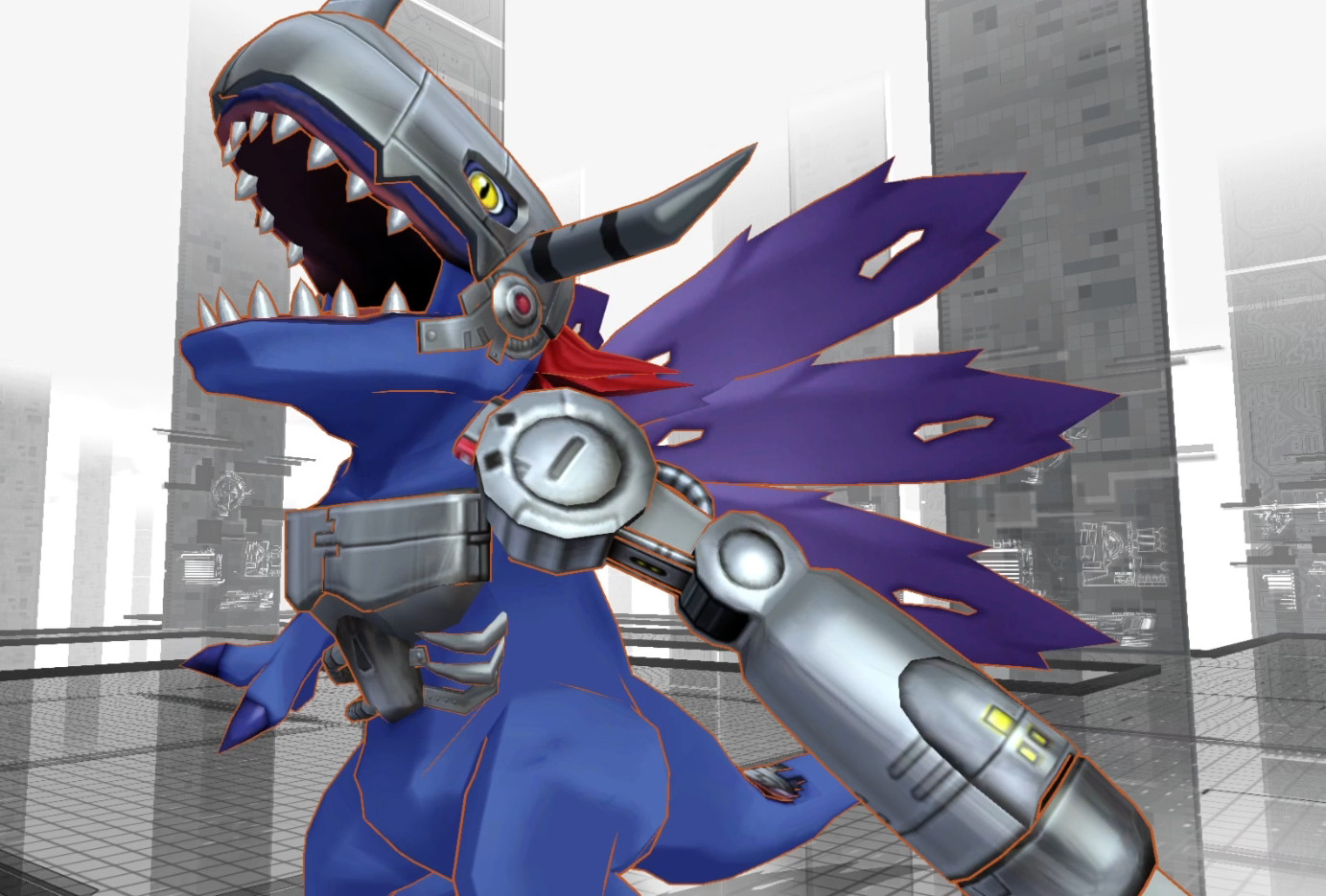 MetalGreymon (Blue) texture tweak Mod for Digimon Story Cyber Sleuth ...