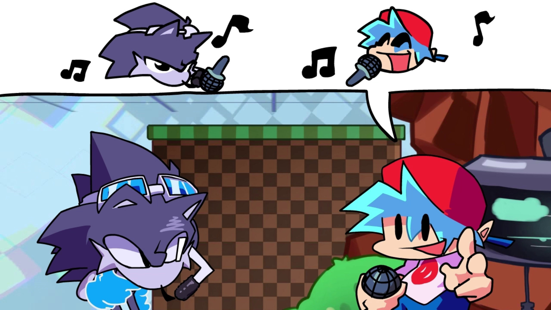 Friday Night Funkin': Hedgehog Metaverse Mod for Friday Night Funkin ...