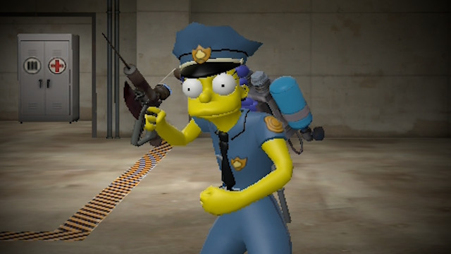 Marge Simpson (cop) over Medic Mod for Team Fortress 2 | TF2 Mods