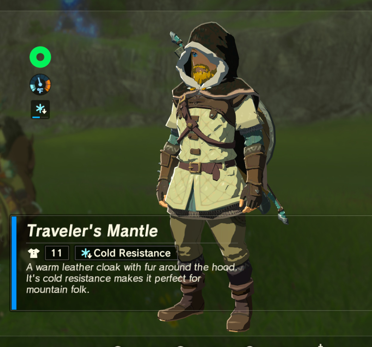 Traveler's Mantle Mod for The Legend of Zelda: Breath of the Wild (WiiU) | BotW Mods
