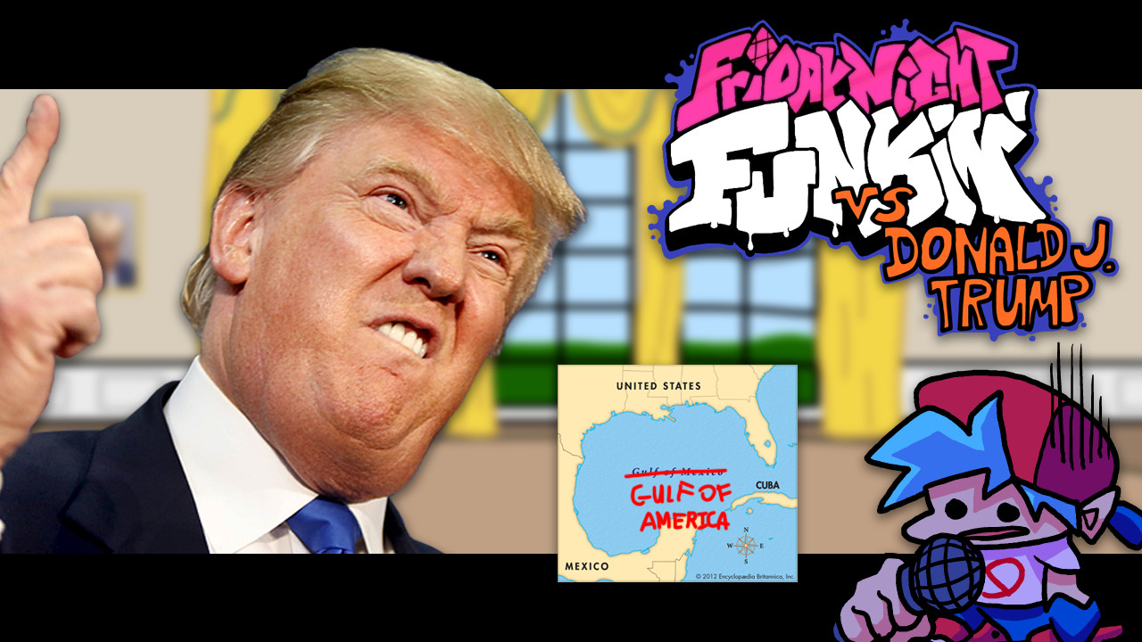 VS Donald J. Trump (Gulf Of America) Mod for Friday Night Funkin' | FNF ...