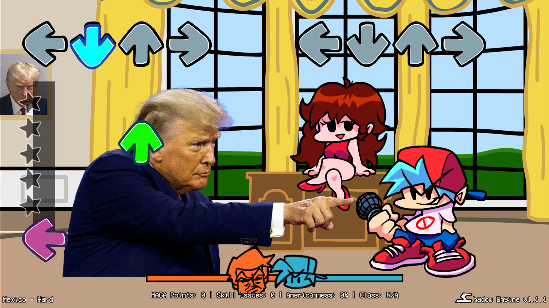 VS Donald J. Trump (Gulf Of America) Mod for Friday Night Funkin' | FNF ...