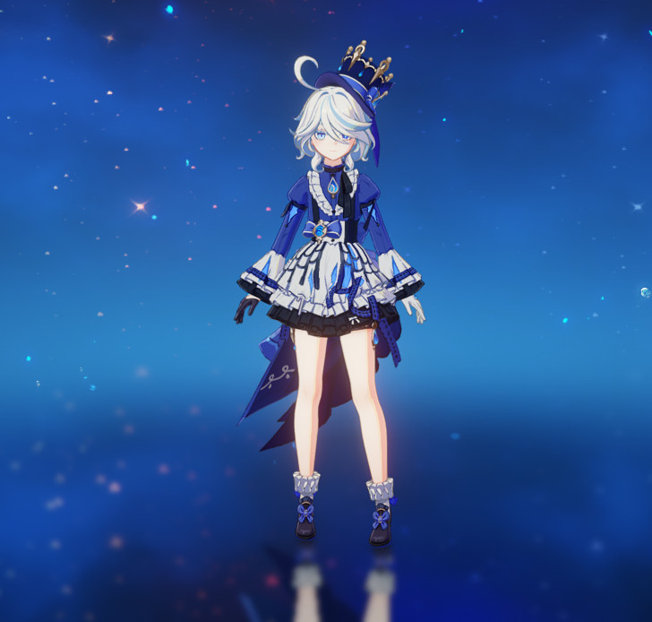 bloom of rain furina + weapon Mod for Genshin Impact | GI Mods