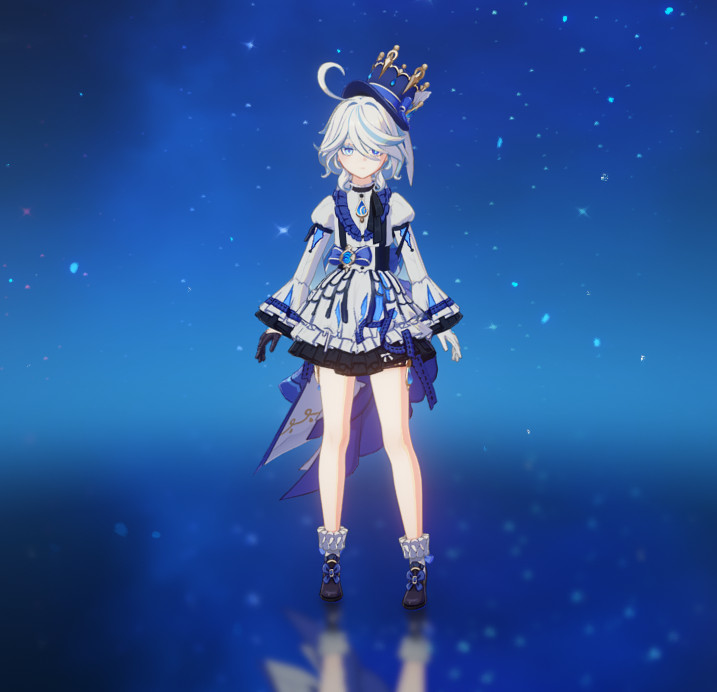 bloom of rain furina + weapon Mod for Genshin Impact | GI Mods