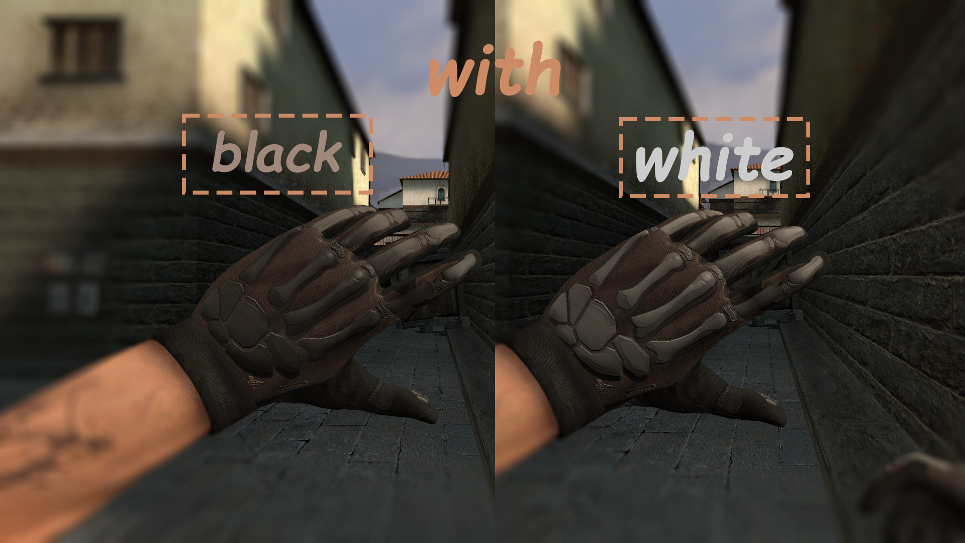 Skeleton Tactical Gloves Mod for Counter-Strike: Source | CS:S Mods