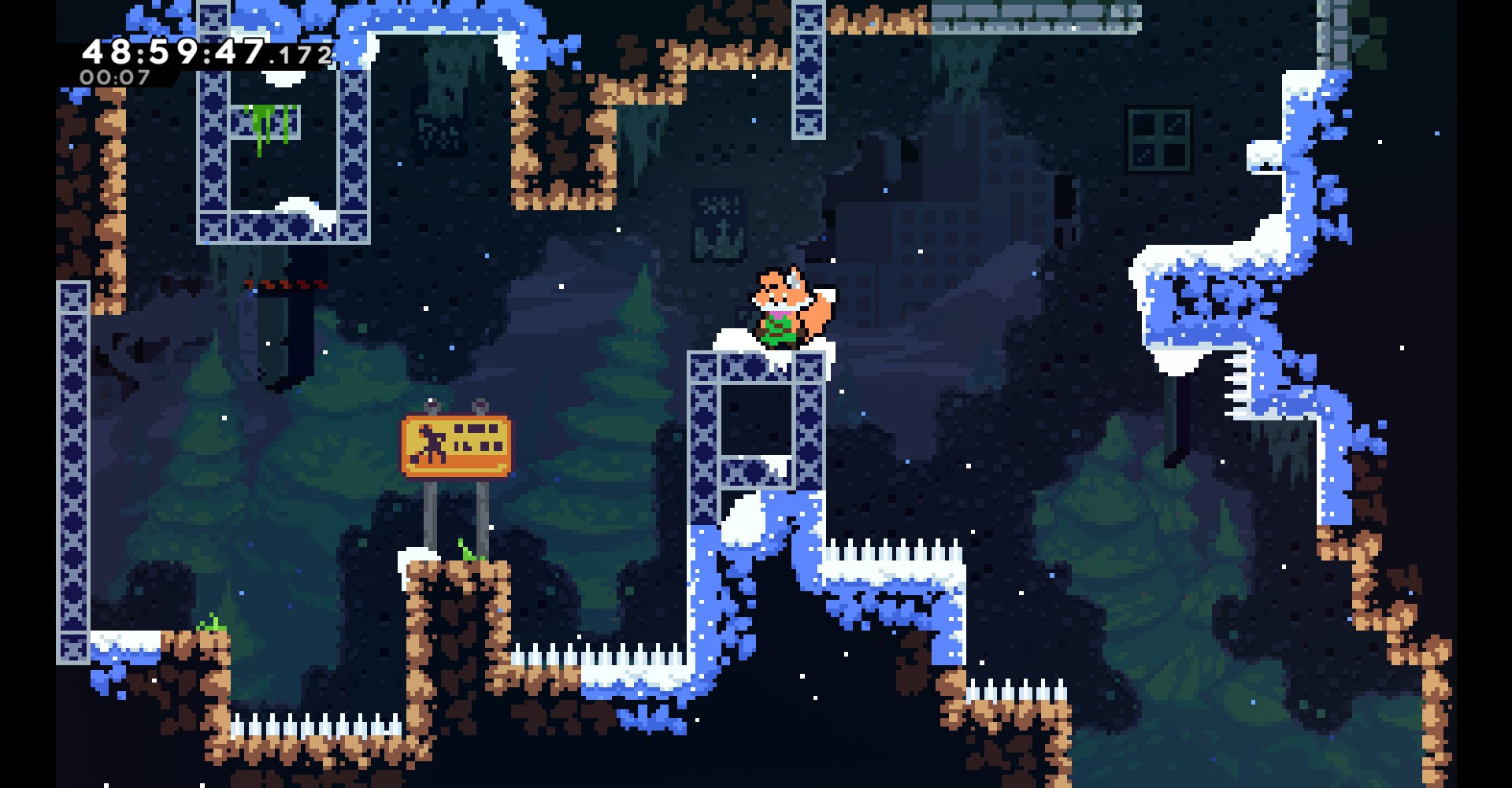 Mountain Seeker (Fox from TUNIC skin mod) Mod for Celeste | Celeste Mods