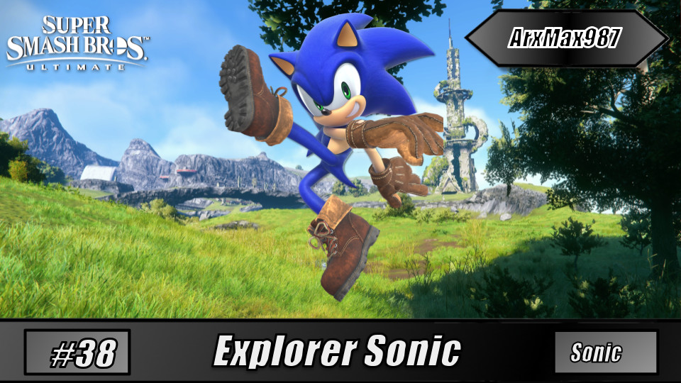 Explorer Sonic Mod for Super Smash Bros. Ultimate | SSBU Mods
