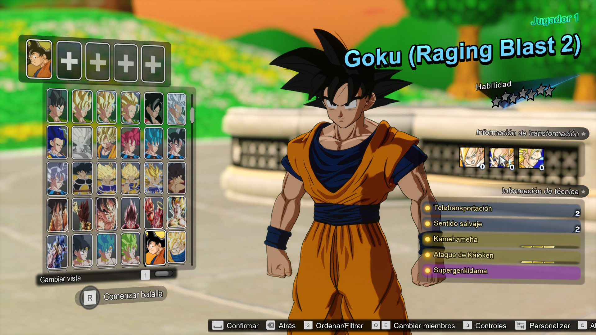 DEFINITIVE CHARACTER MOD LAYOUT (+832 SLOTS) Mod for Dragon Ball ...