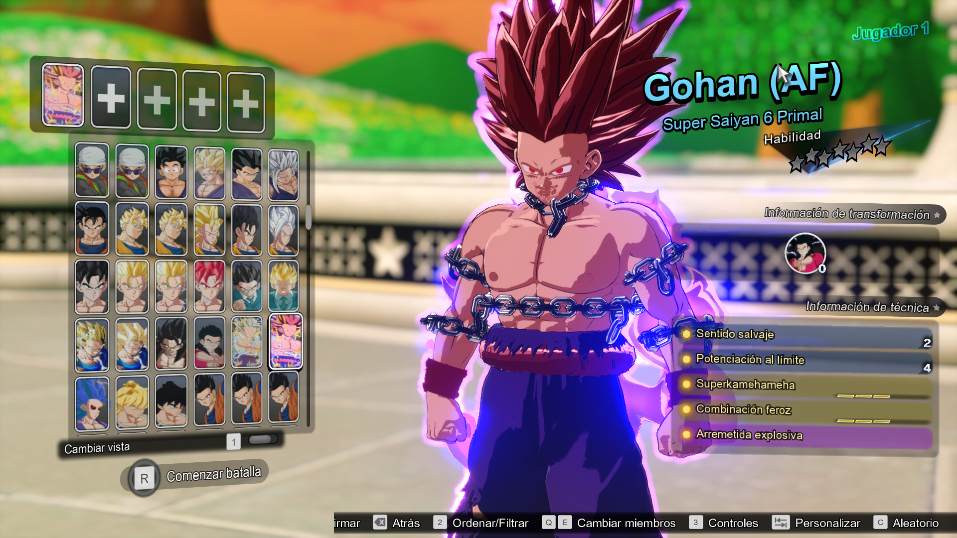 DEFINITIVE CHARACTER MOD LAYOUT (+832 SLOTS) Mod for Dragon Ball ...