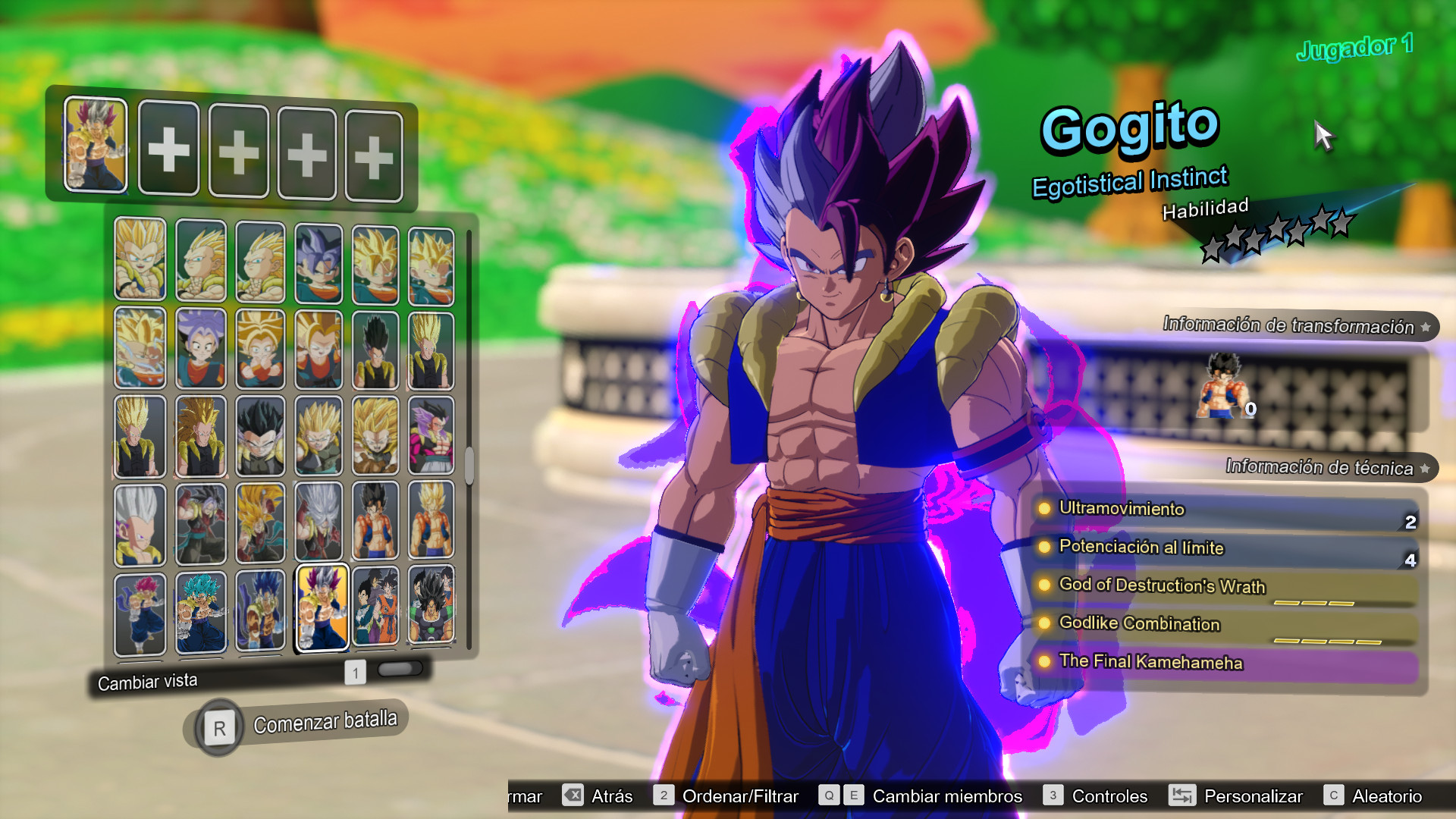 DEFINITIVE CHARACTER MOD LAYOUT (+832 SLOTS) Mod for Dragon Ball ...