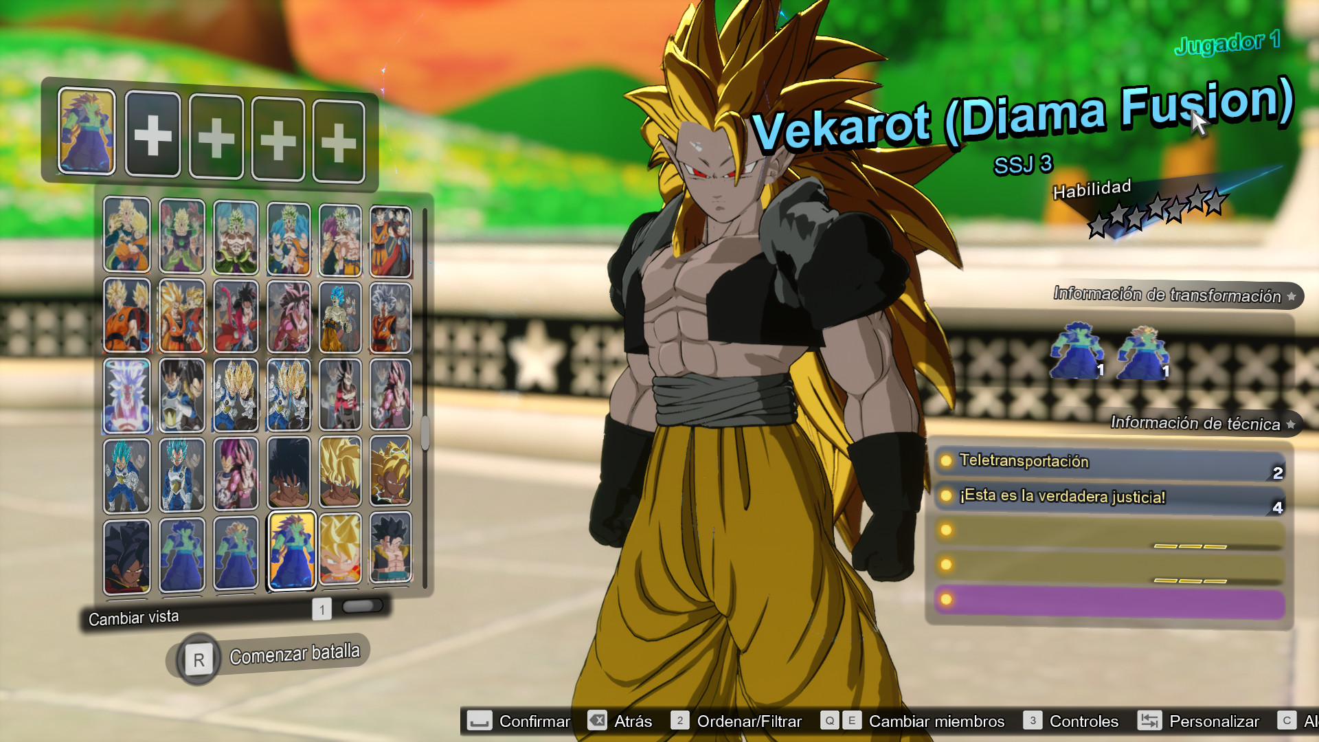 DEFINITIVE CHARACTER MOD LAYOUT (+832 SLOTS) Mod for Dragon Ball ...