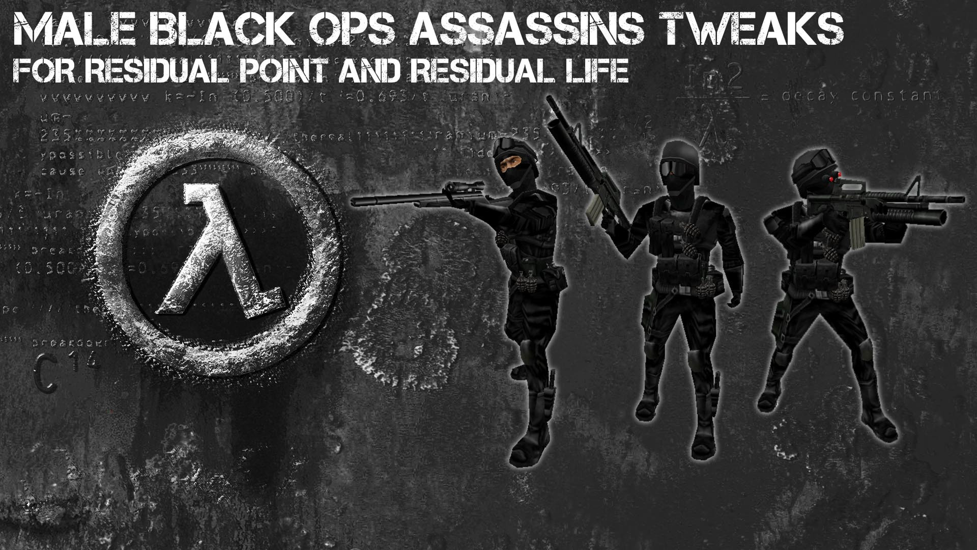 Male Assassin Model Tweaks for Residual Mods Mod for Half-Life ...