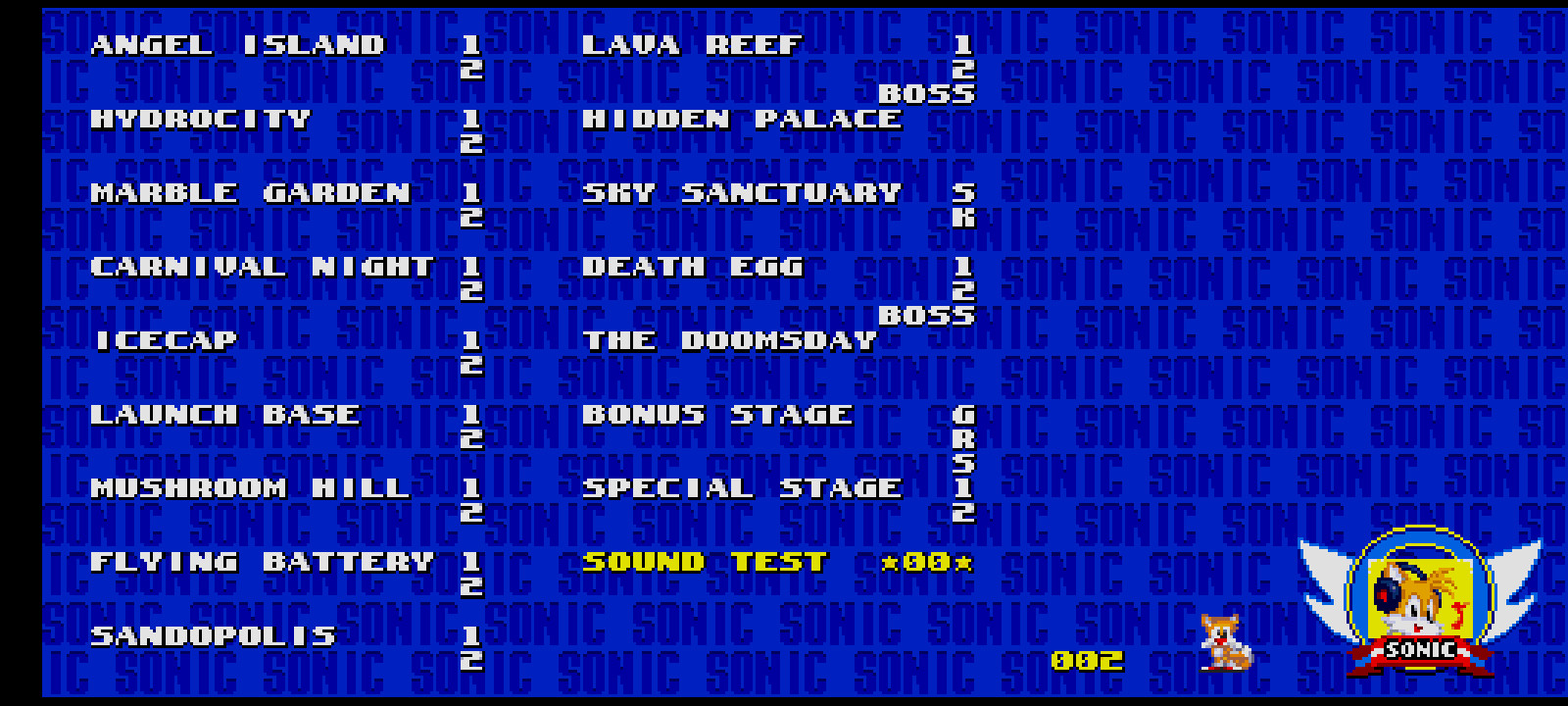 Origins Sound Test Sprites Addon Mod for Sonic 3 A.I.R. | S3AIR Mods