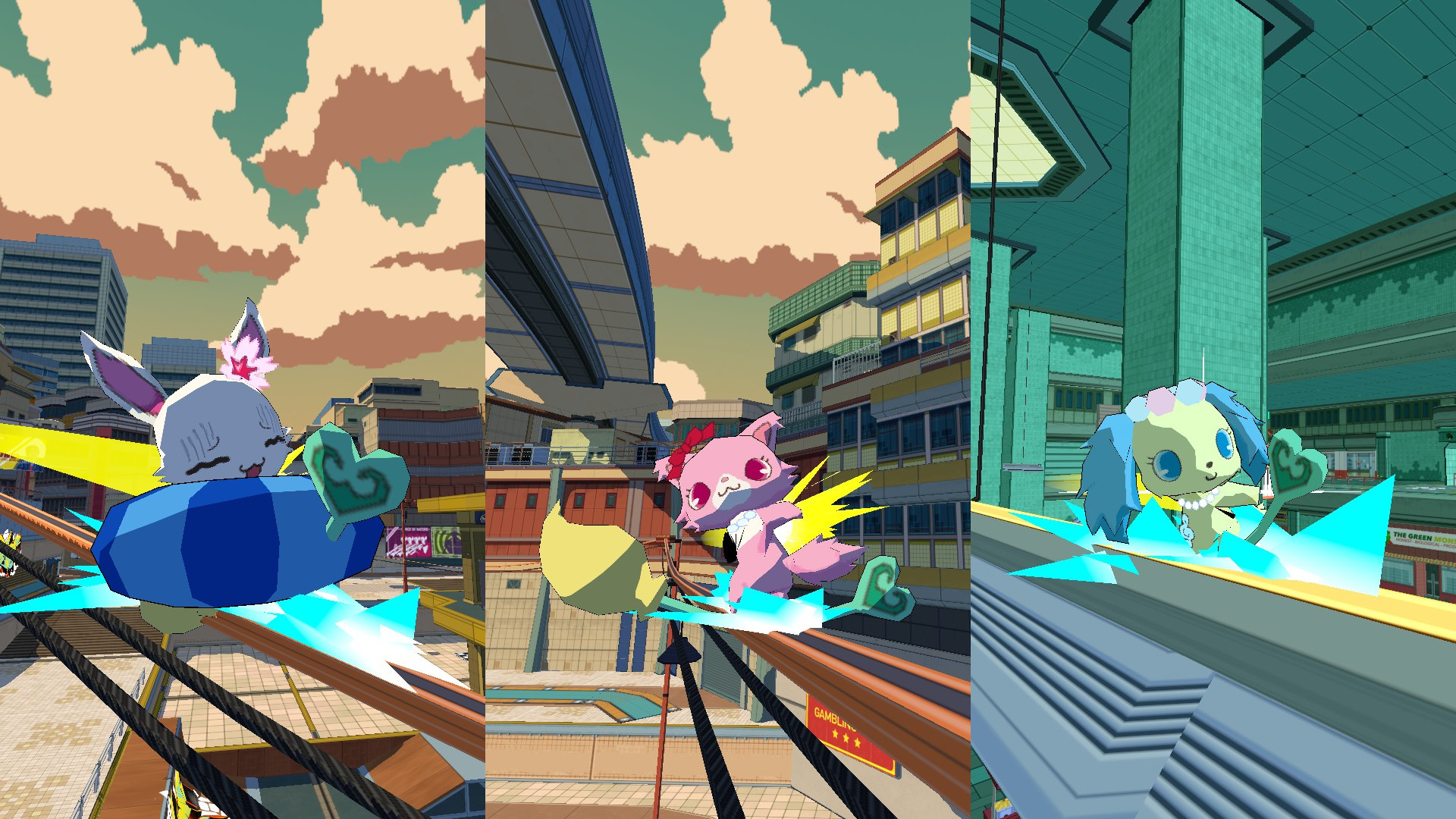 Jewelpet Main trio Mod for Bomb Rush Cyberfunk | BRC Mods