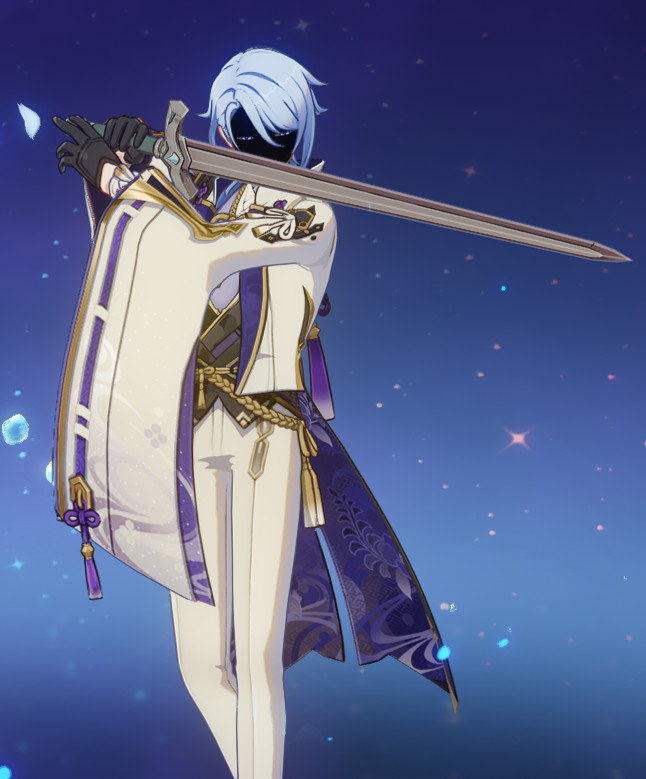 Faceless Ayato Mod for Genshin Impact | GI Mods