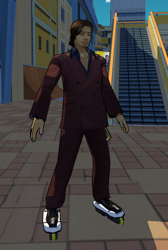 Yuya (Yakuza 1) Mod for Bomb Rush Cyberfunk | BRC Mods