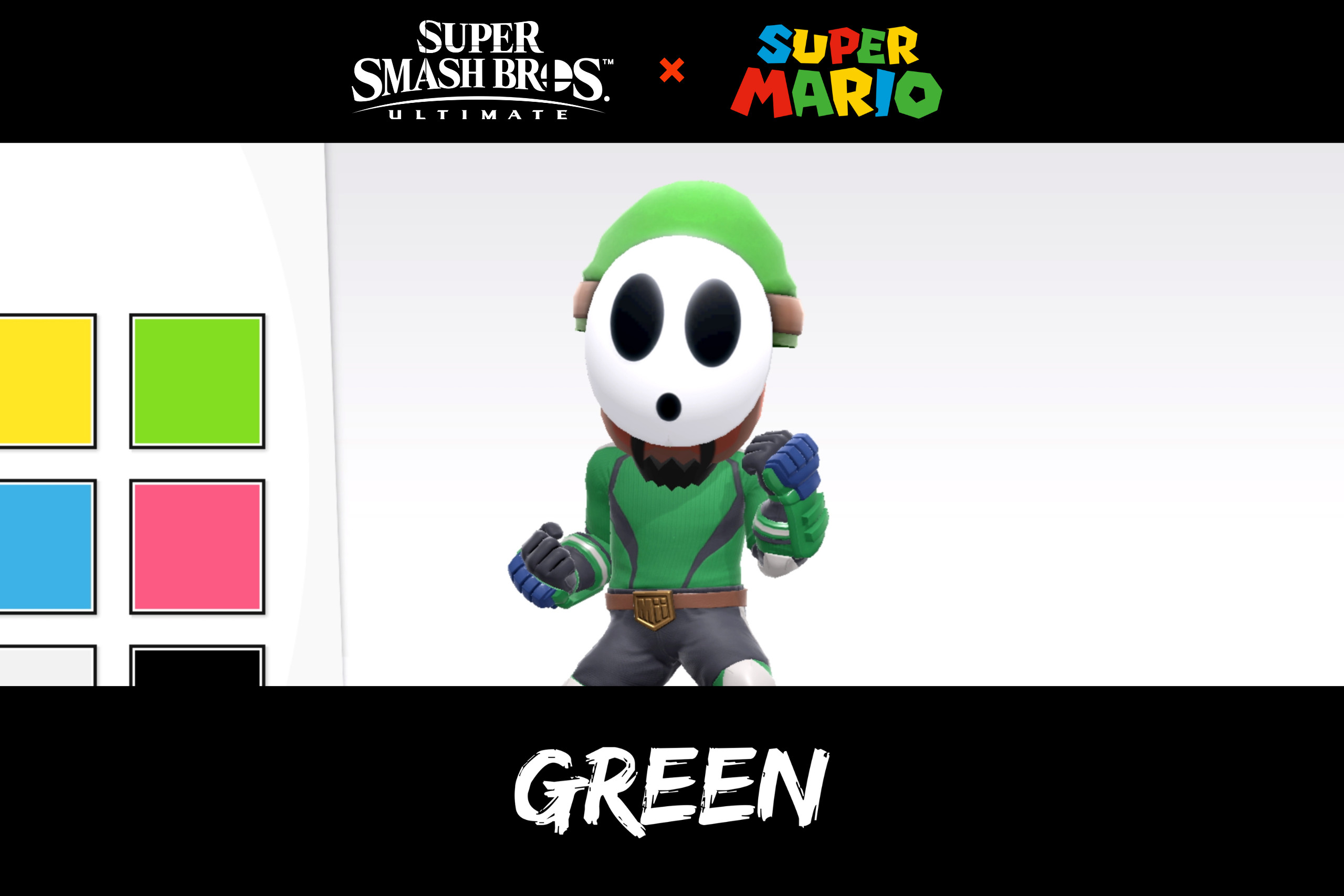 Shy Guy Mii Hat Recolors Mod for Super Smash Bros. Ultimate | SSBU Mods