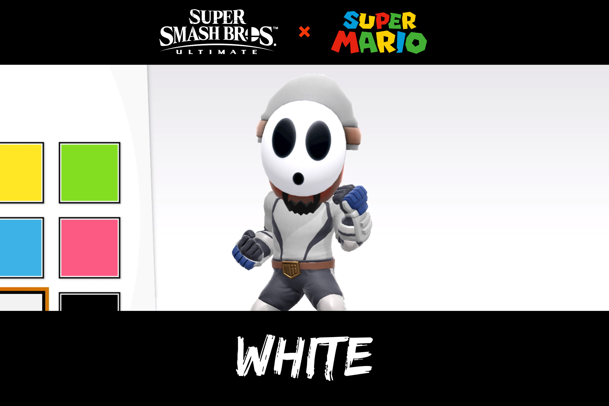 Shy Guy Mii Hat Recolors Mod for Super Smash Bros. Ultimate | SSBU Mods