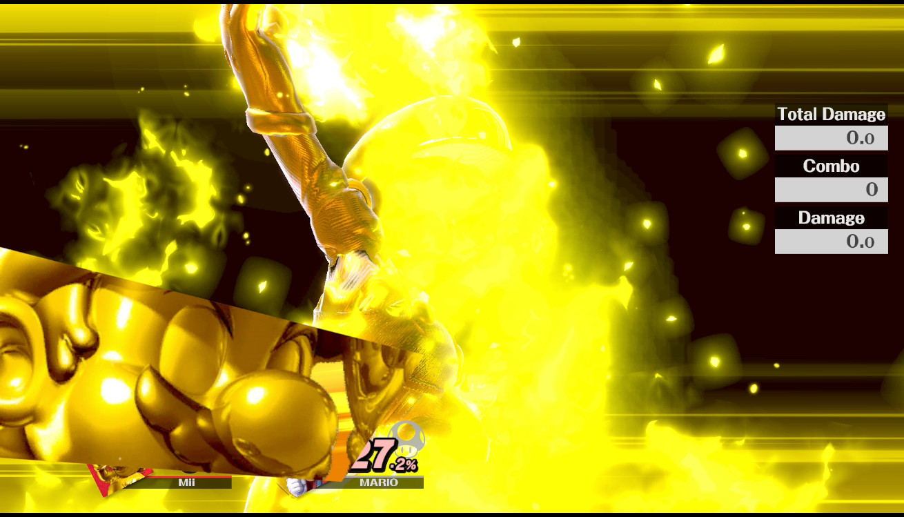 Gold/Yellow Mario effects Mod for Super Smash Bros. Ultimate | SSBU Mods