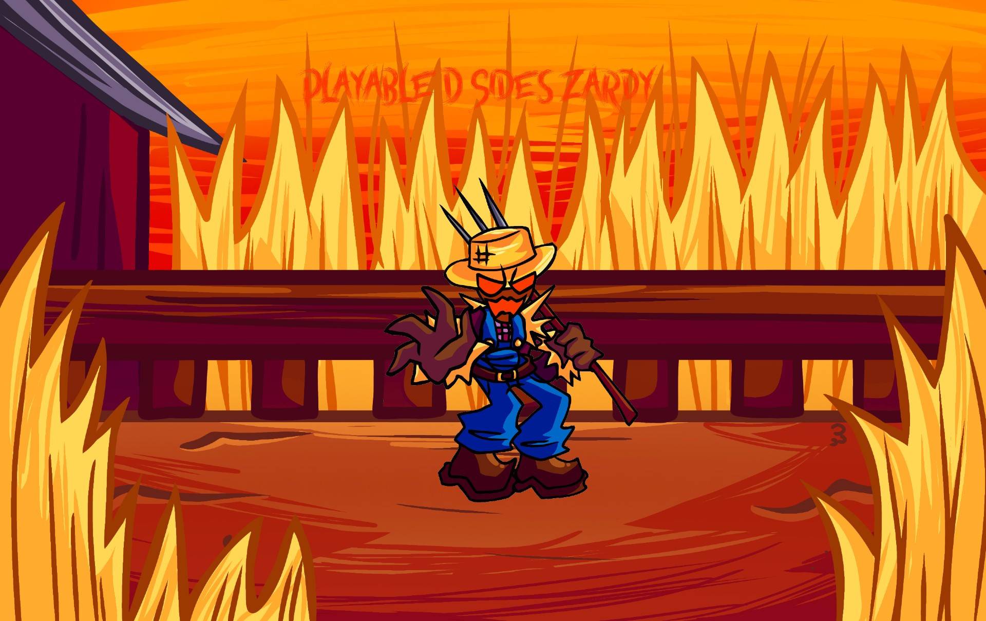 Playable D Sides Zardy Mod for Friday Night Funkin' | FNF Mods