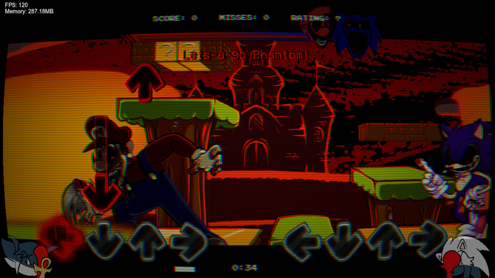 FNF: Mario Madness V2 X Sonic.EXE Horror Showdown Mod for Friday Night ...