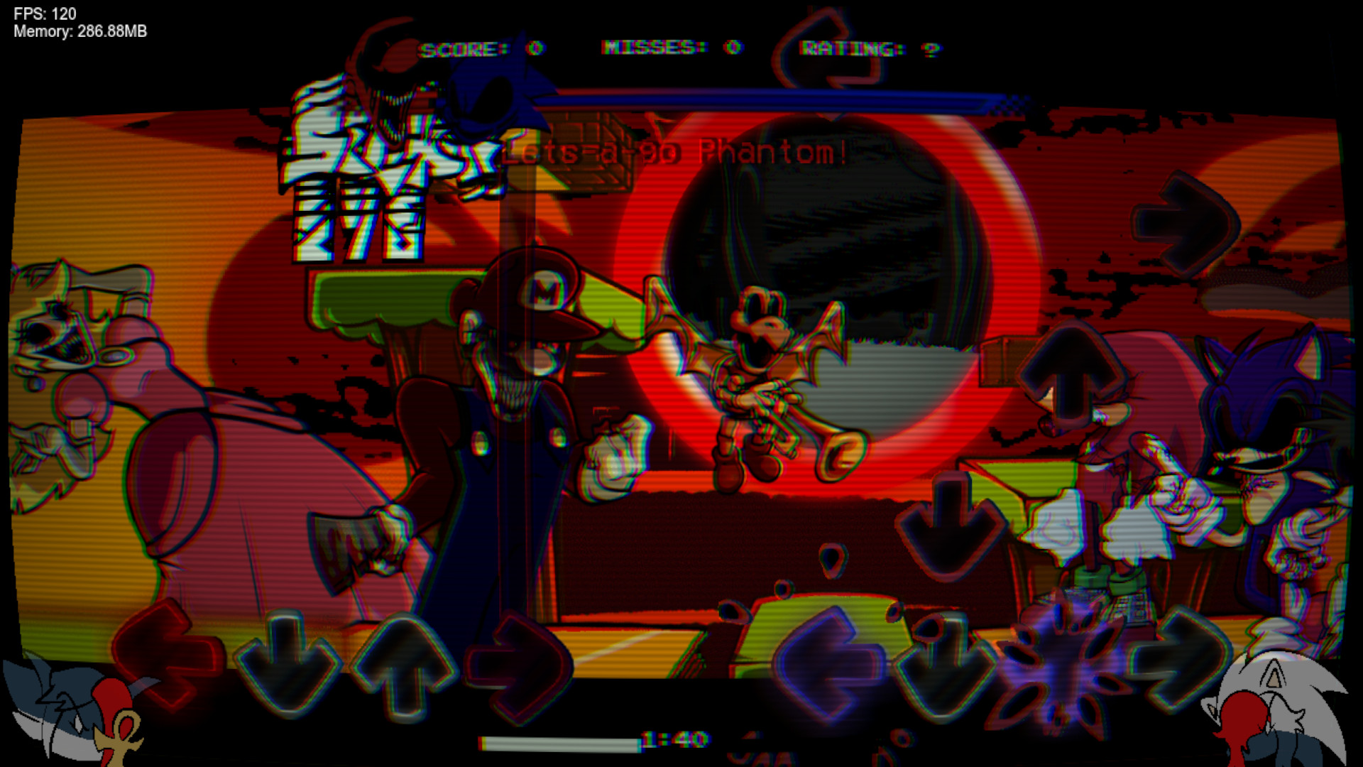 FNF: Mario Madness V2 X Sonic.EXE Horror Showdown Mod for Friday Night ...