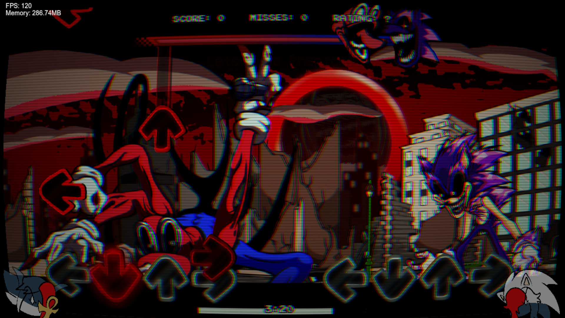 FNF: Mario Madness V2 X Sonic.EXE Horror Showdown Mod for Friday Night ...