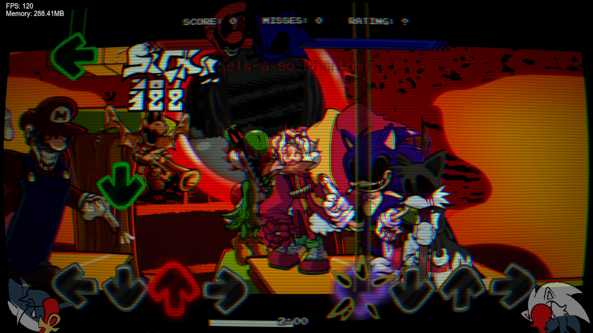 FNF: Mario Madness V2 X Sonic.EXE Horror Showdown Mod for Friday Night ...