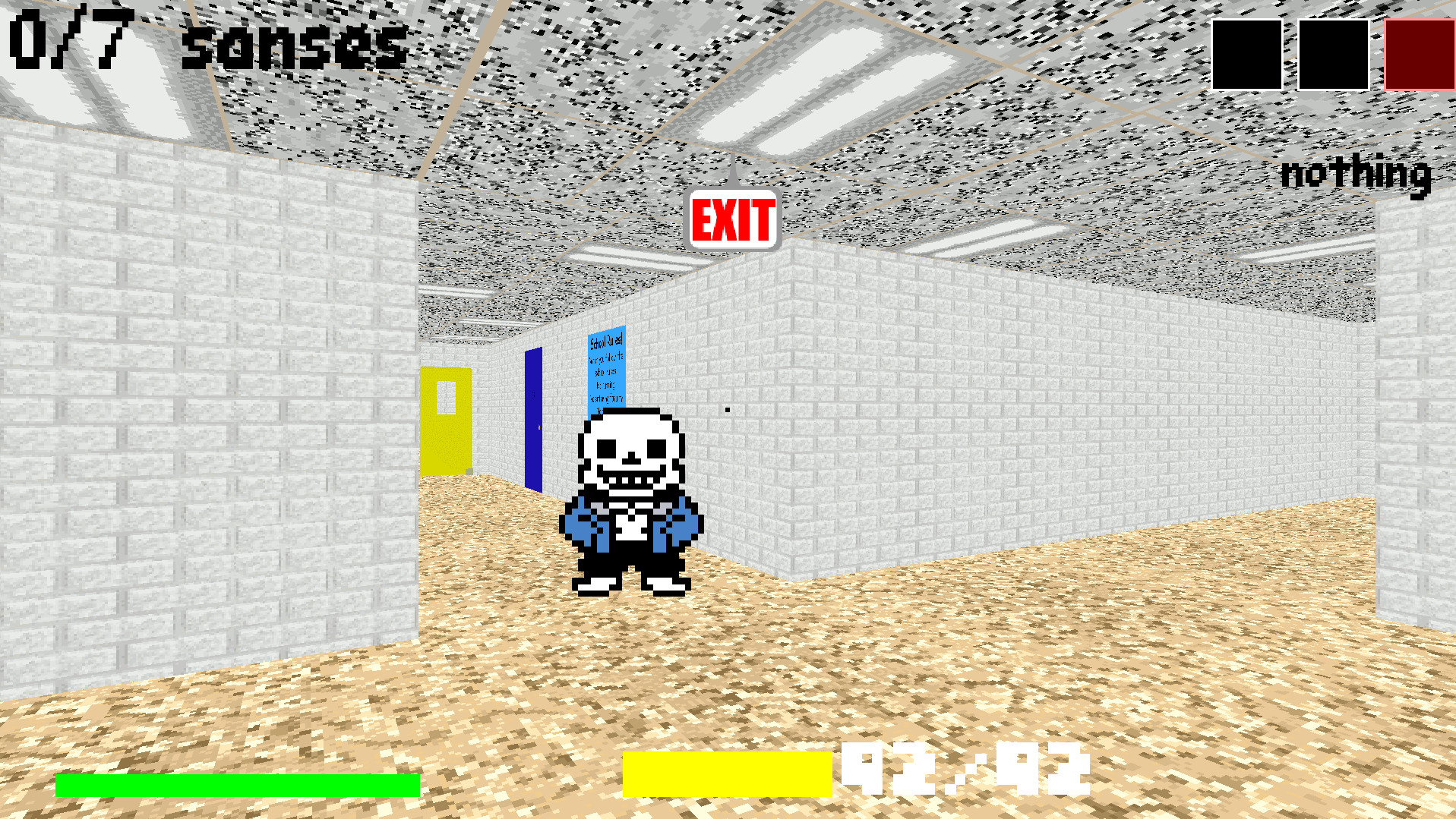 Baldi's Basics But Every Enemy Is Sans Mod for Baldi's Basics | Baldi Mods